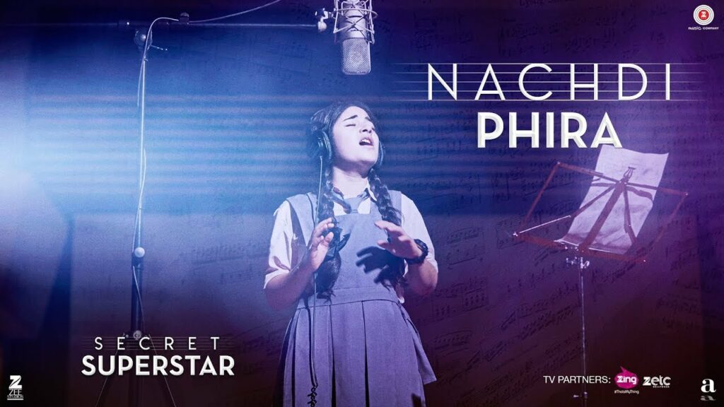 NACHDI PHIRA LYRICS | Meghna Mishra | Secret Superstar (2017)